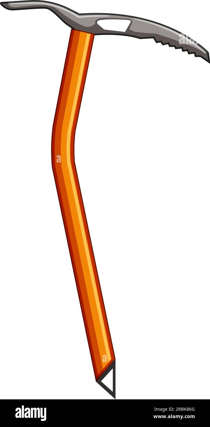 climbing ice axe cartoon vector illustration Stock Vector Image & Art ...
