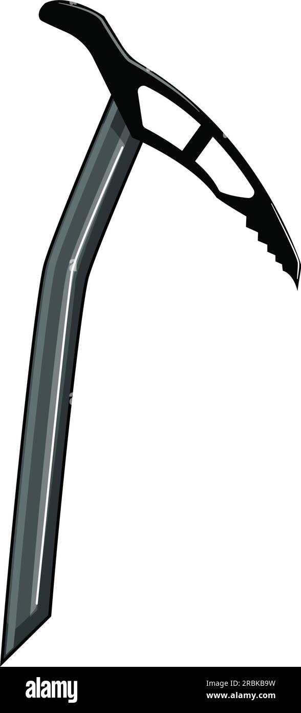 mountaineering ice axe cartoon vector illustration Stock Vector Image ...