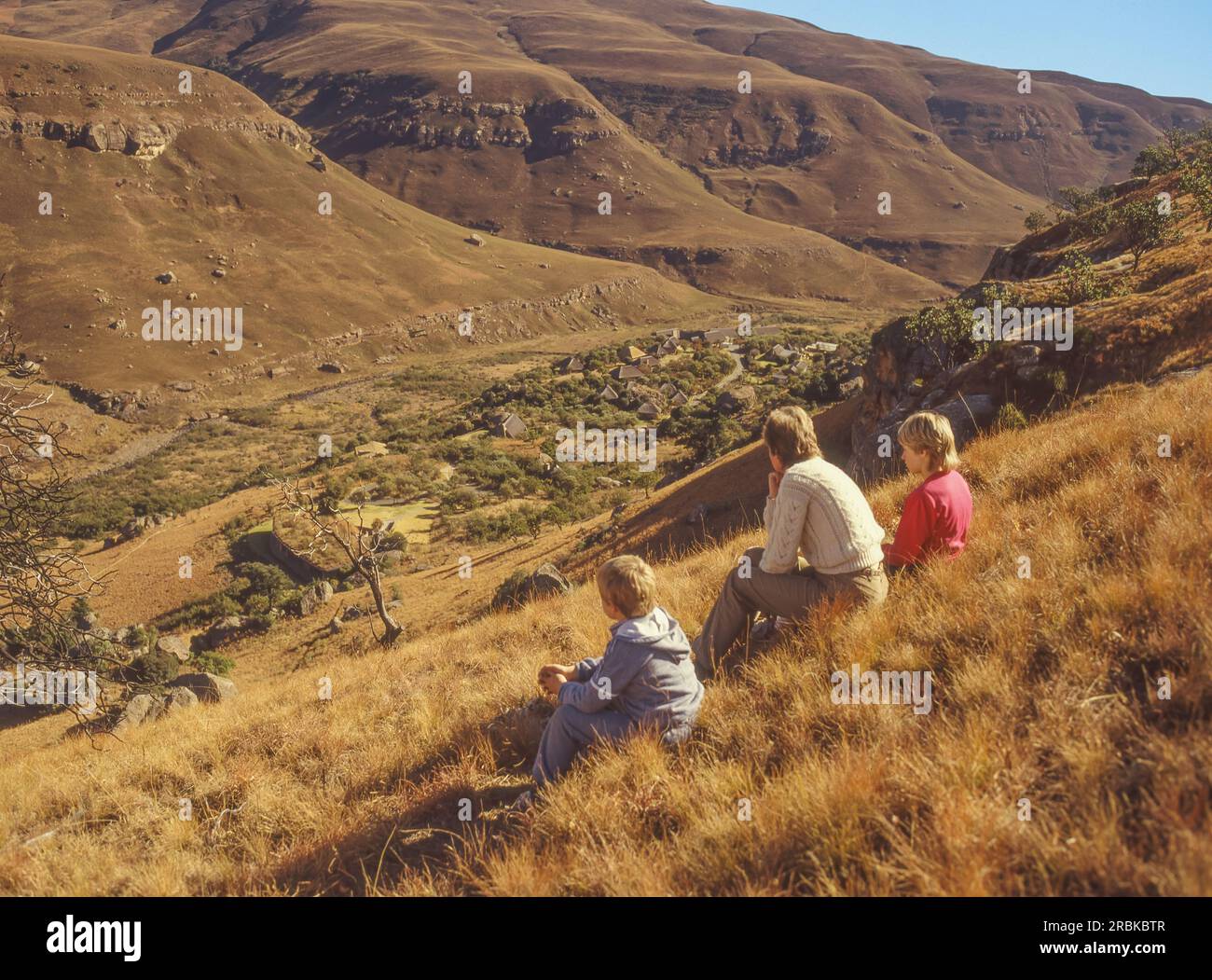 Giants Castle Camp is situated on a plateau in Giants Castle Game ...