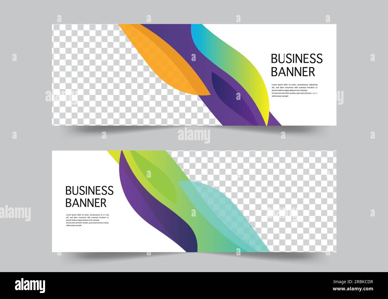 Business banner template hi-res stock photography and images - Alamy