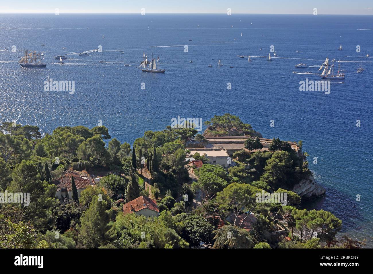 Tall Ship Parade off Cap Brun, Toulon, Var, Provence-Alpes-Côte d'Azur ...