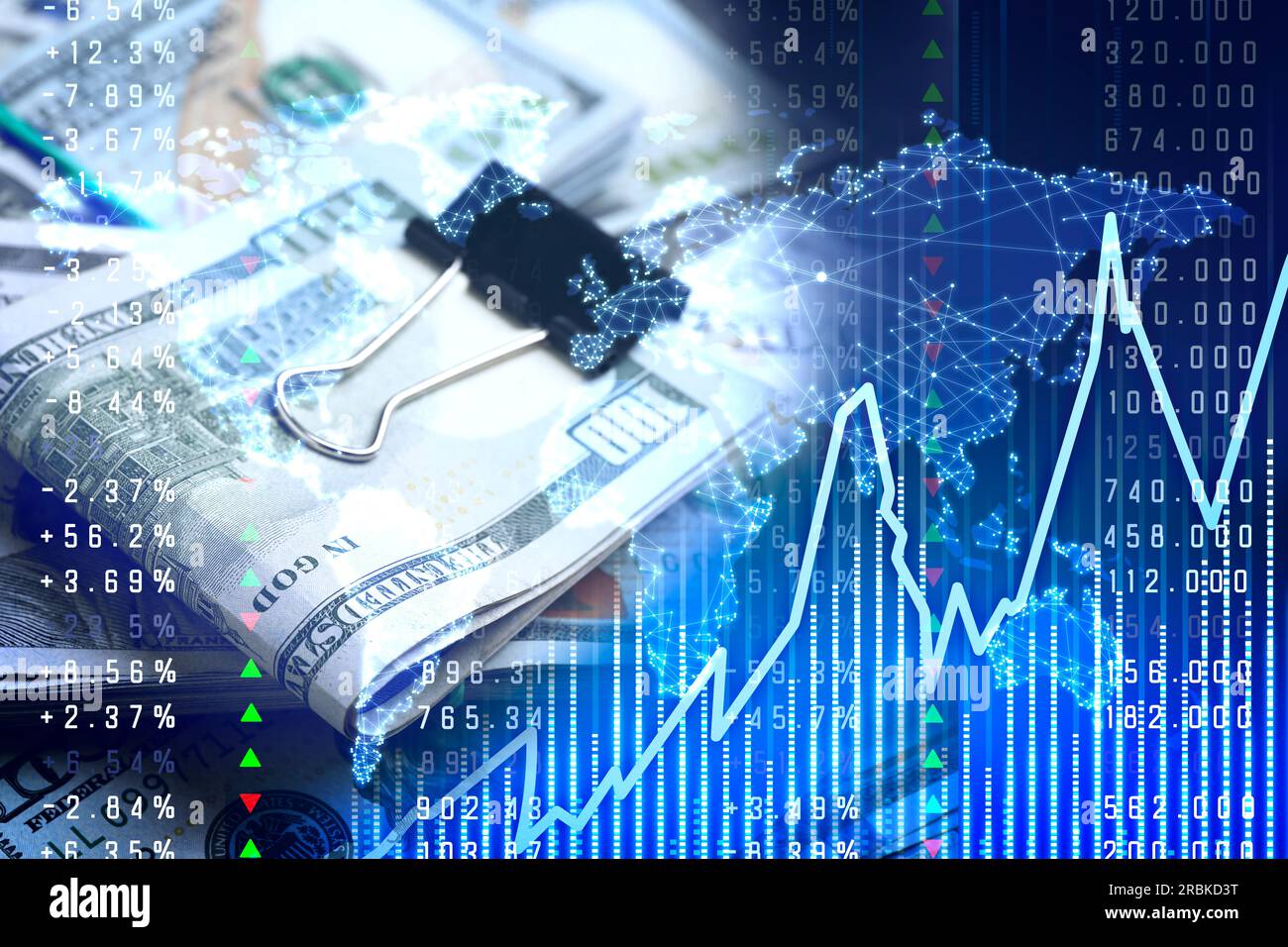 World map graphs hi-res stock photography and images - Alamy