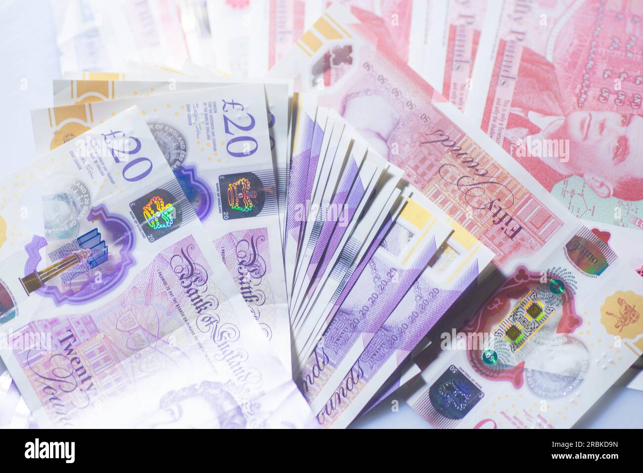 British banknotes pile new hi-res stock photography and images - Alamy