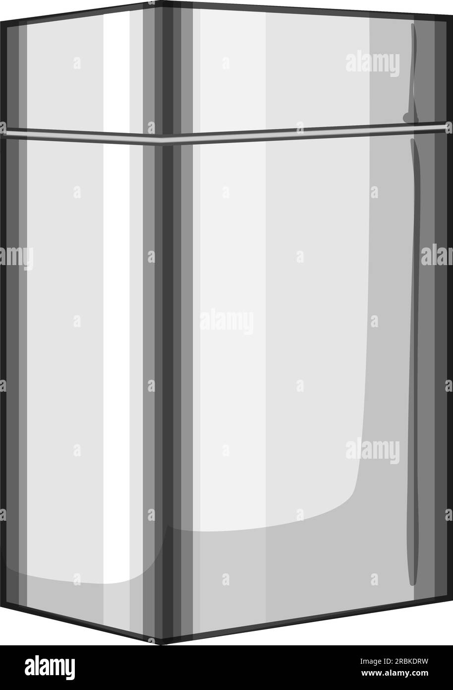 silver metal tin can cartoon vector illustration Stock Vector Image ...
