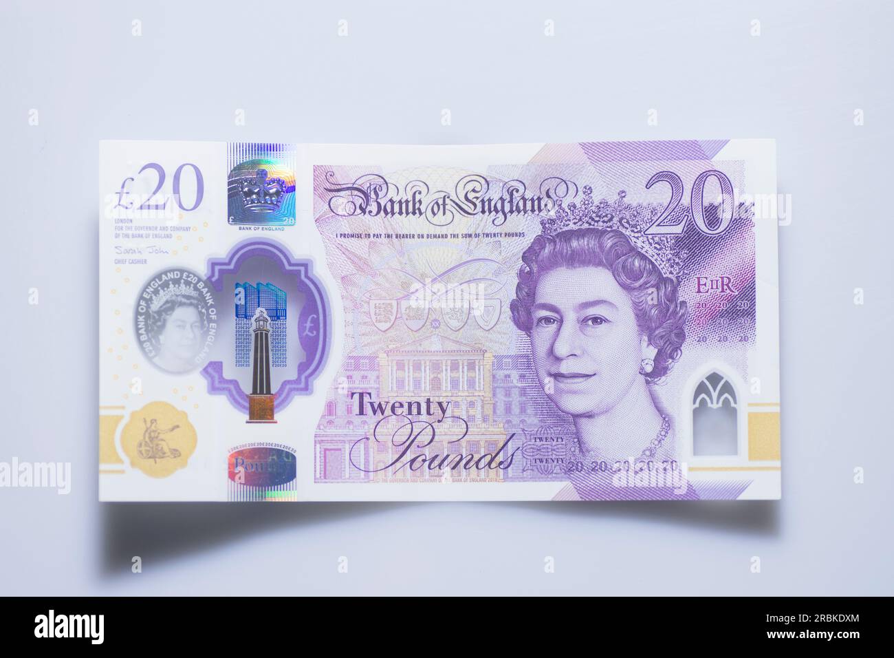 20 pounds banknote queen elizabeth hi-res stock photography and images ...