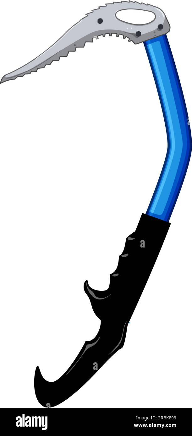drawing piolet ice tool cartoon vector illustration Stock Vector Image ...