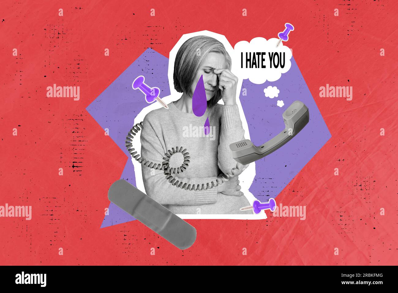 Elderly telephone silhouette hi-res stock photography and images - Alamy