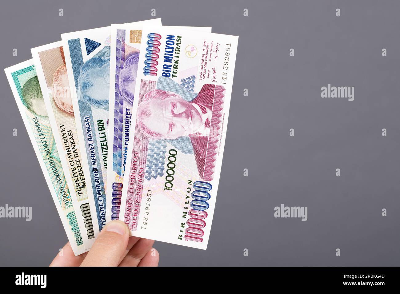 Old turkish lira note hi-res stock photography and images - Alamy