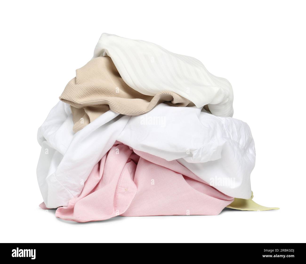 Woman clothes pile wardrobe Cut Out Stock Images & Pictures - Alamy