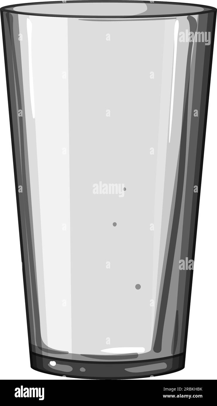 container plastic cup cartoon vector illustration Stock Vector Image ...