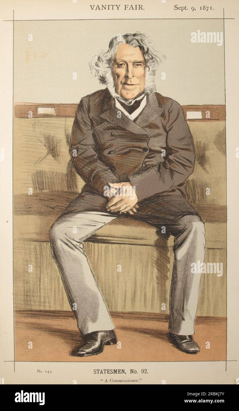 Statesman No.092° - Caricature of the Rt.Hon. Russell Gurney 1871 by ...