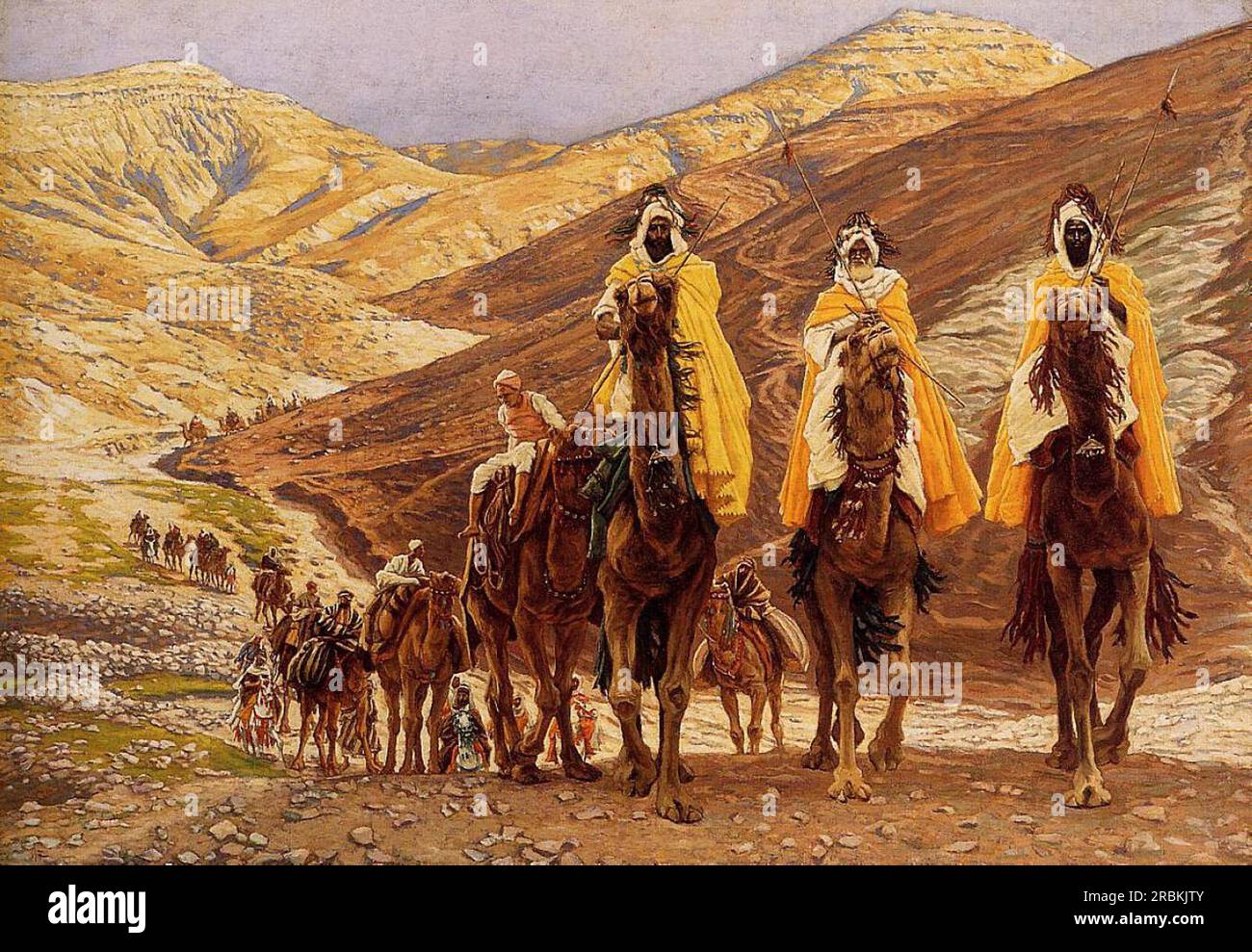 Journey of the Magi 1894 by James Tissot Stock Photo - Alamy