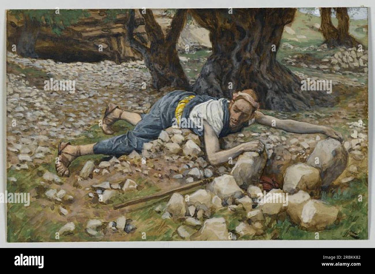 The Hidden Treasure, illustration from 'The Life of Our Lord Jesus ...