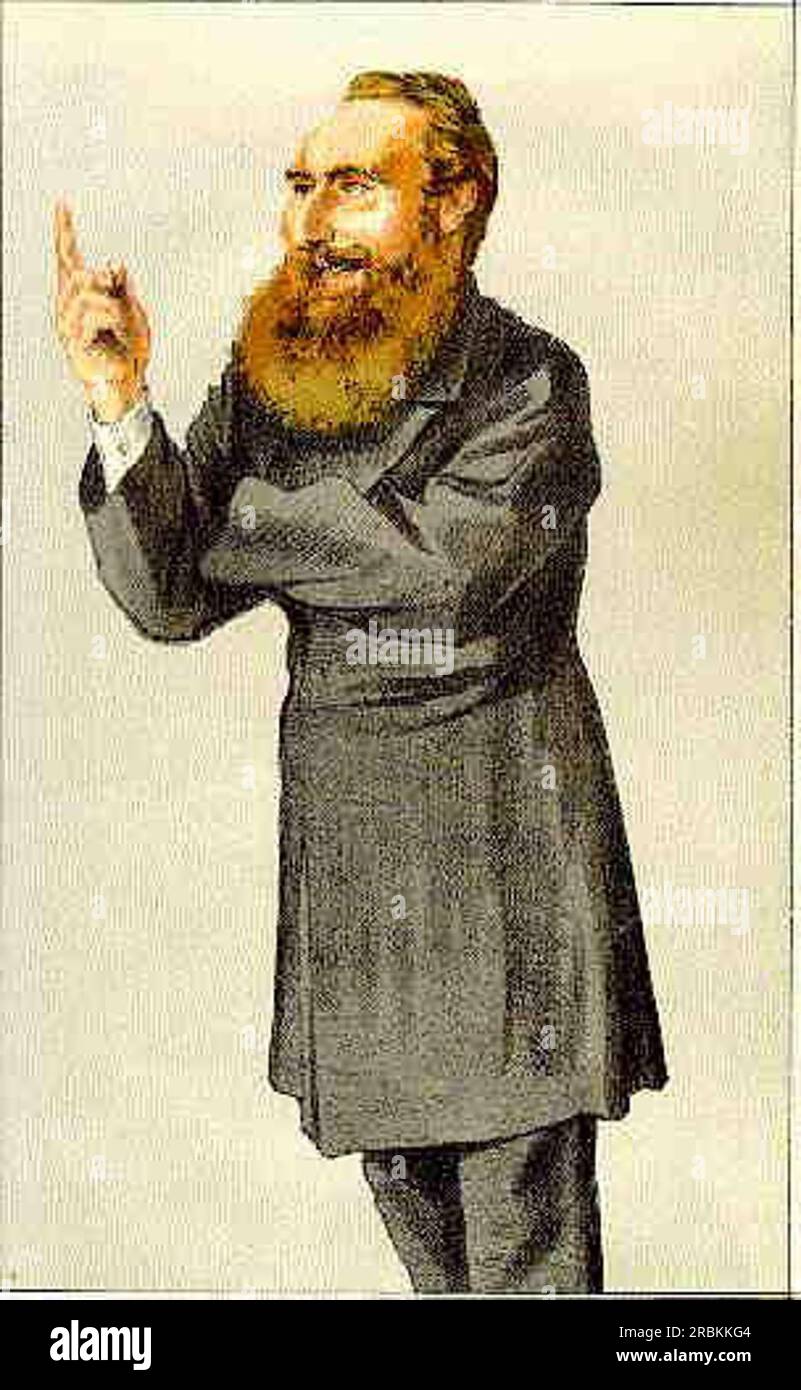 Caricature of Anthony John Mundella 1871 by James Tissot Stock Photo ...