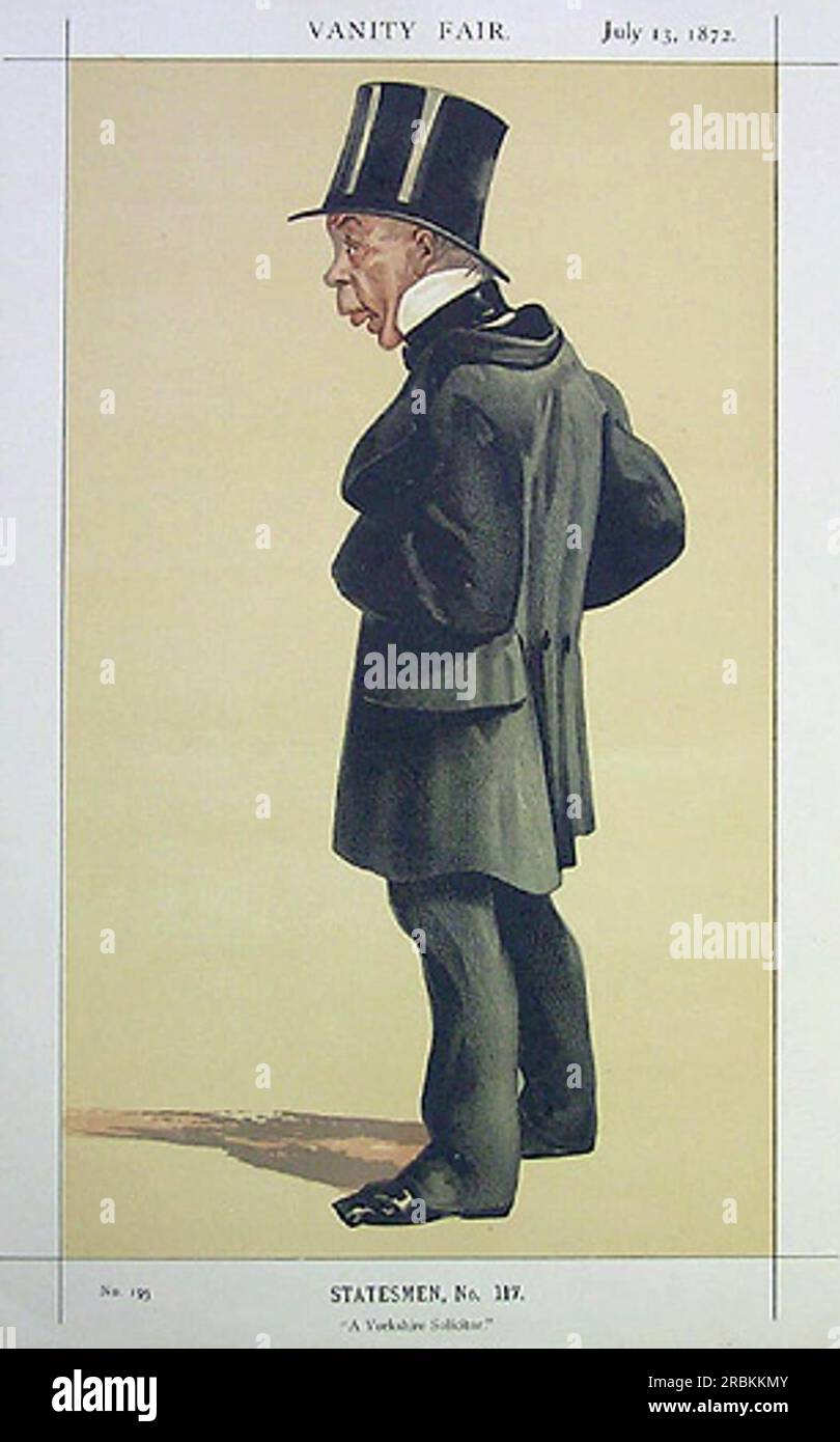 Statesman No.117° - Caricature of Mr George Leeman M.P. 1872 by James ...