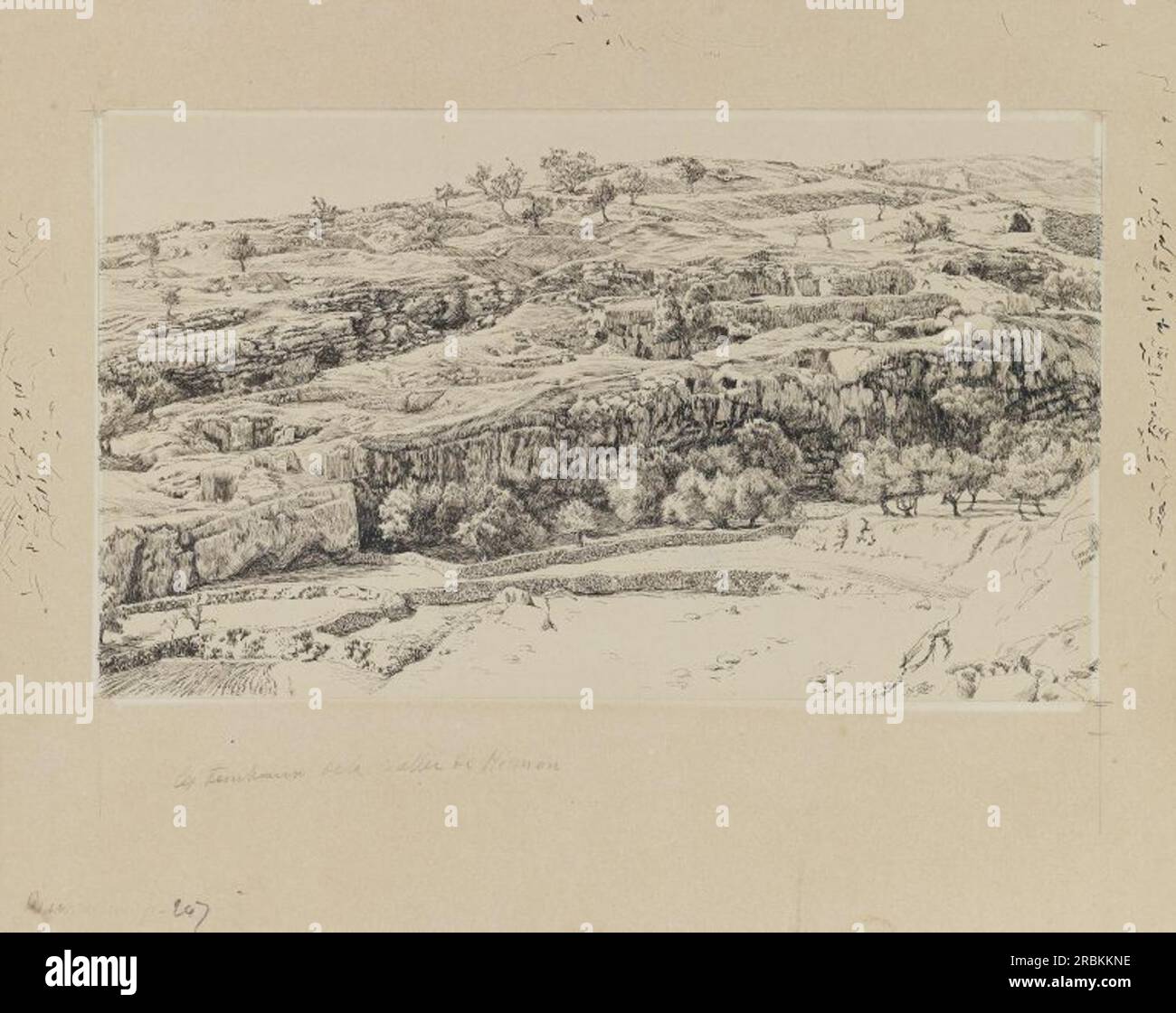 The Tombs in the Valley of Hinnom 1889 by James Tissot Stock Photo - Alamy