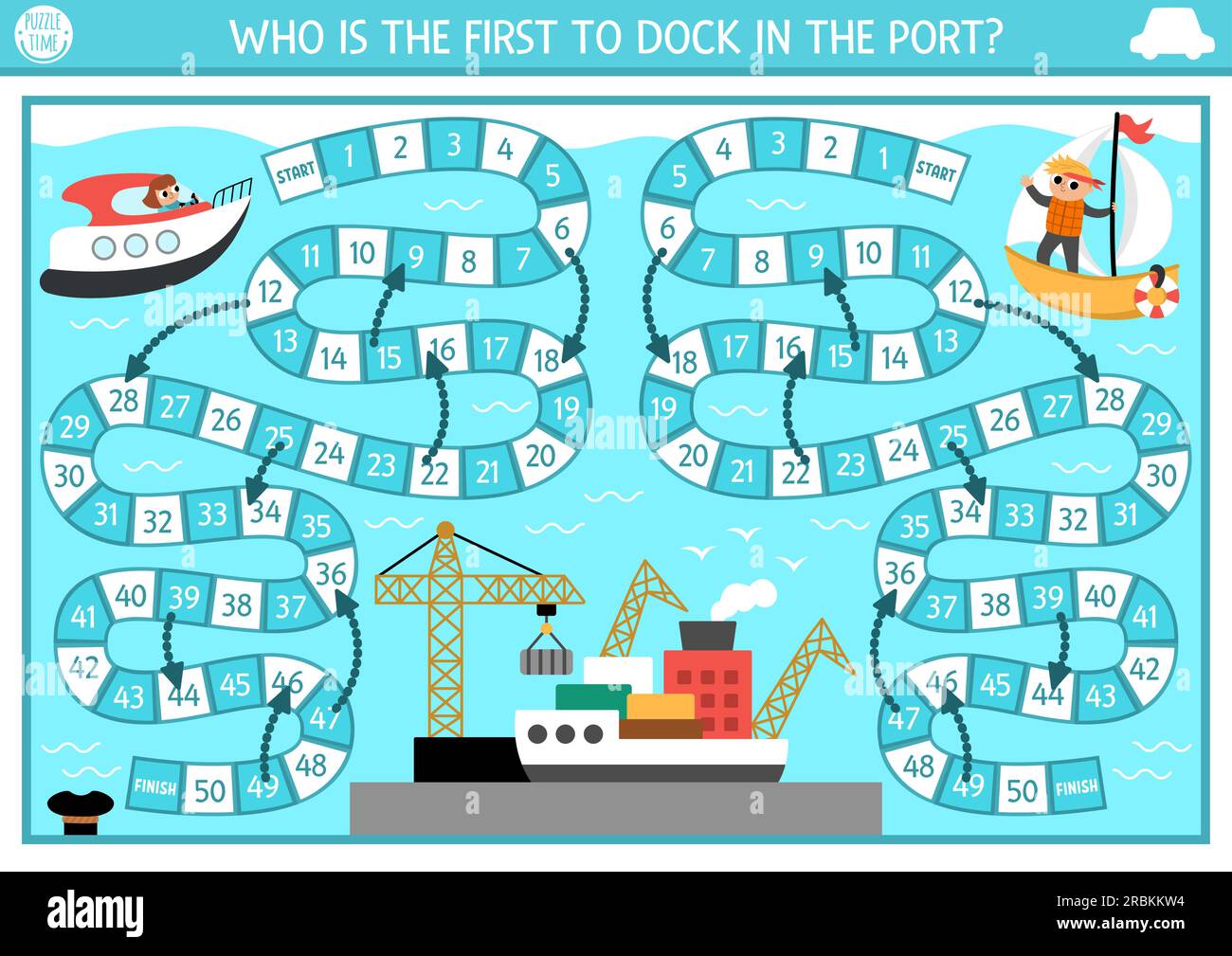 Kid boats Stock Vector Images - Alamy