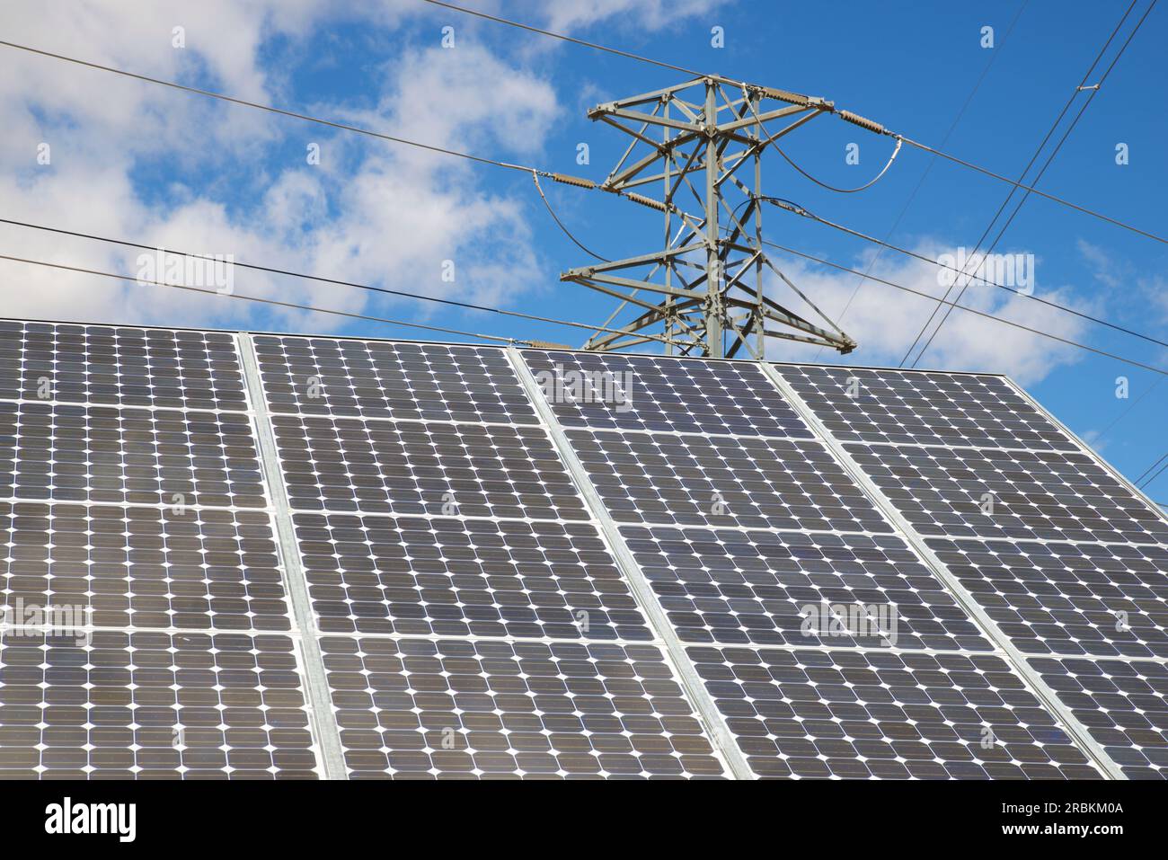 Photovoltaic panels for renewable electric production in Navarra, Spain ...