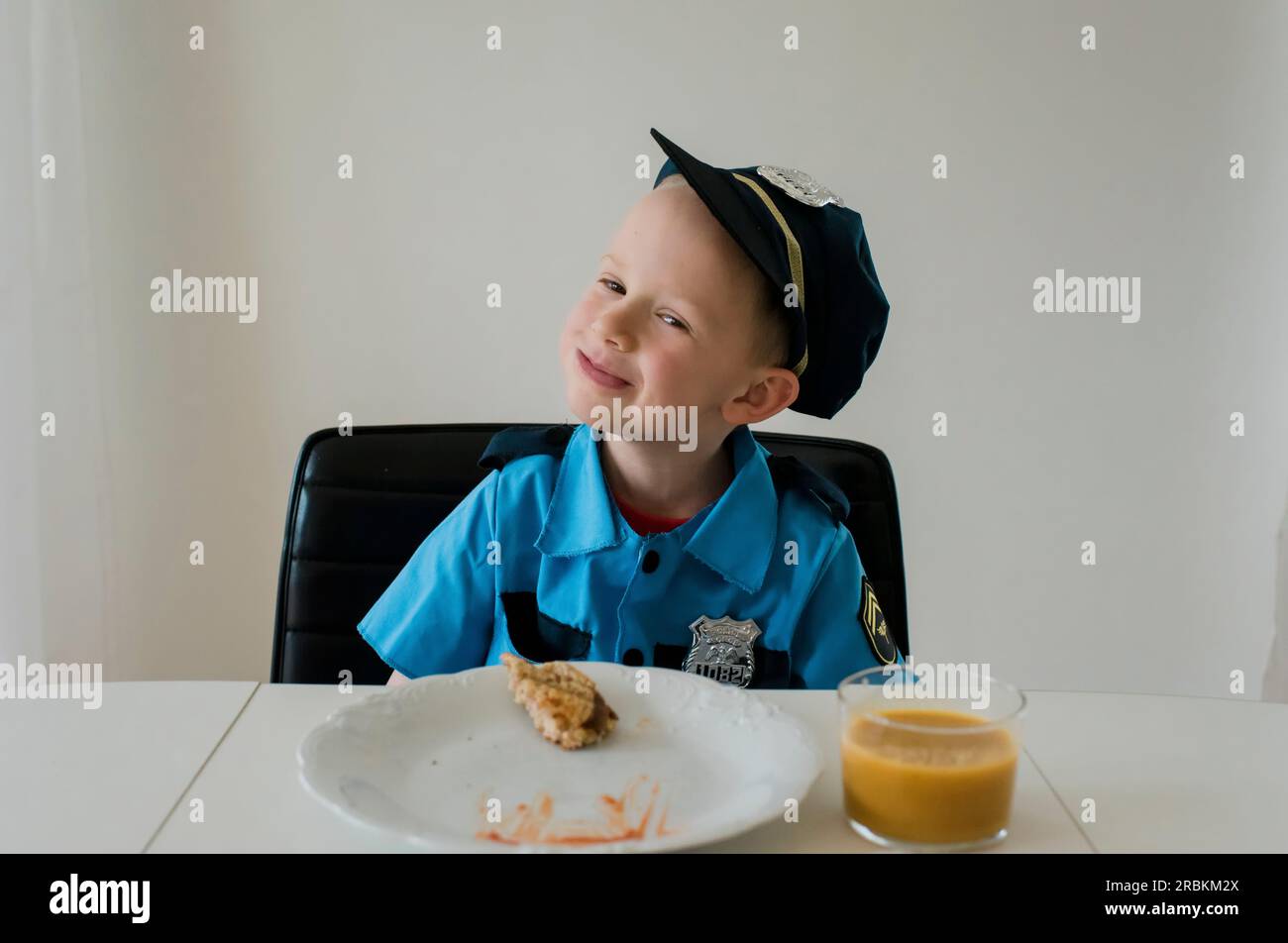 Child fancy dress police hi-res stock photography and images - Alamy