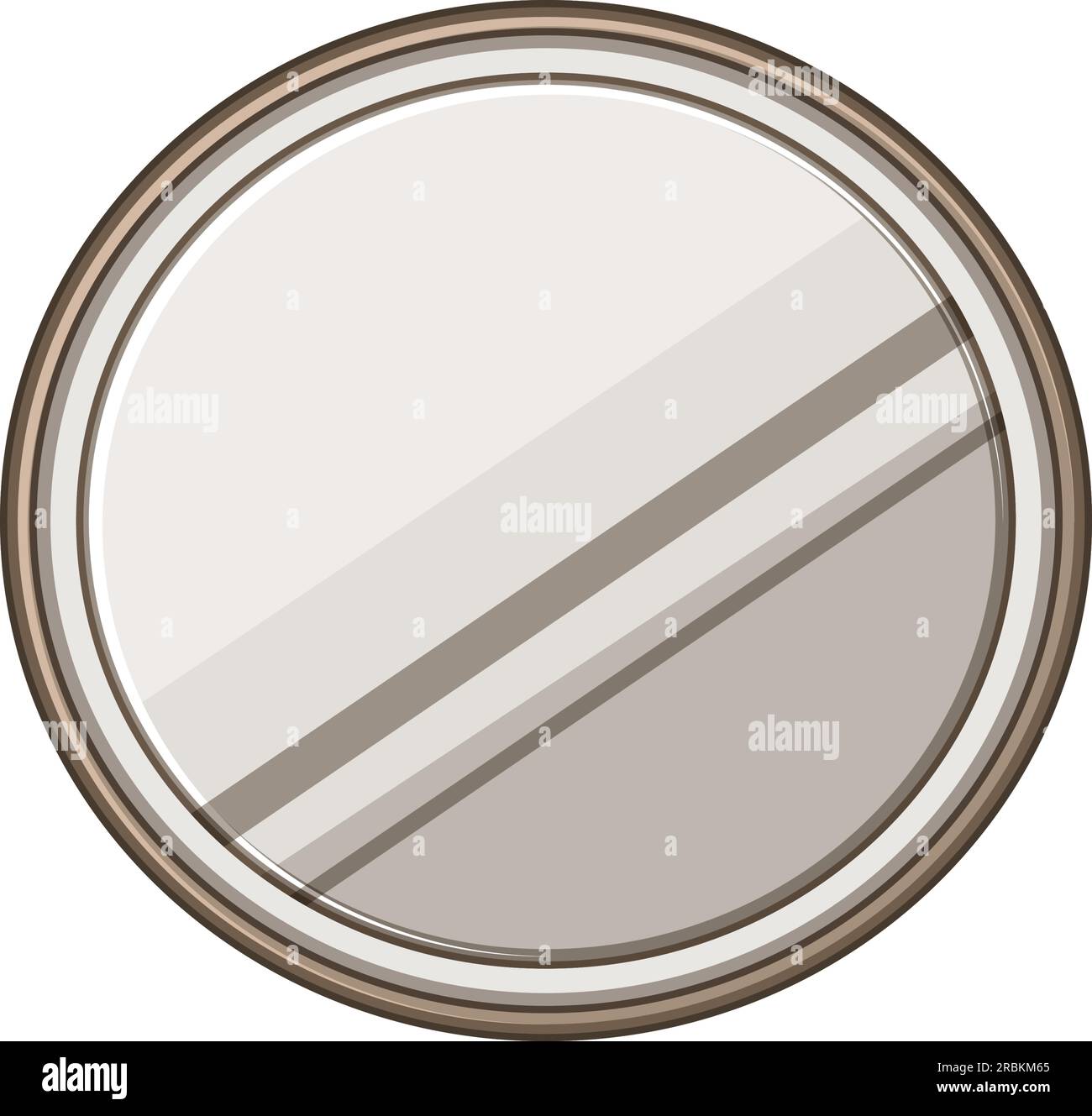 room wall mirror cartoon vector illustration Stock Vector Image & Art ...