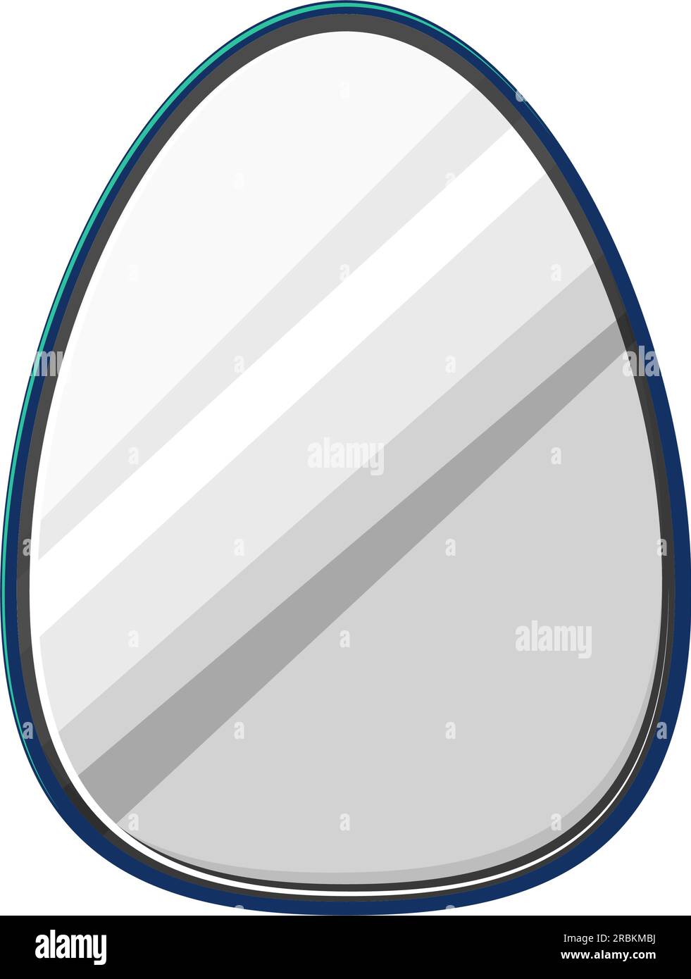 frame wall mirror cartoon vector illustration Stock Vector Image & Art ...