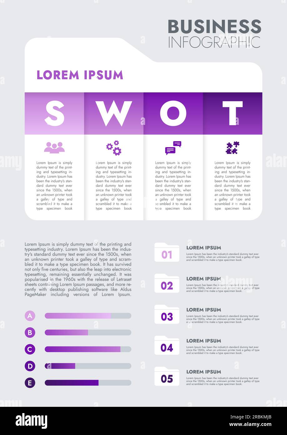 Infographic template for presentations and features data visualization ...