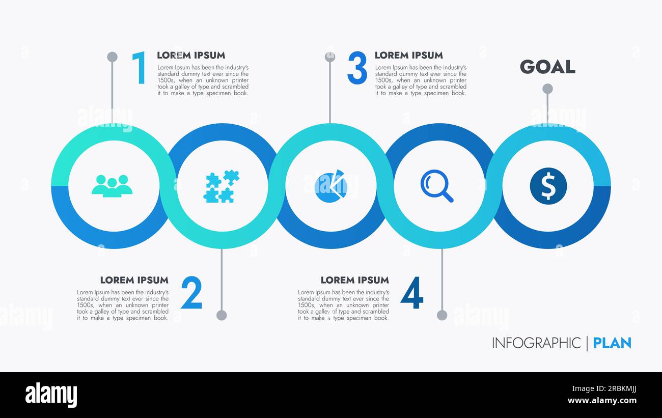 Infographic template for presentations and features data visualization ...