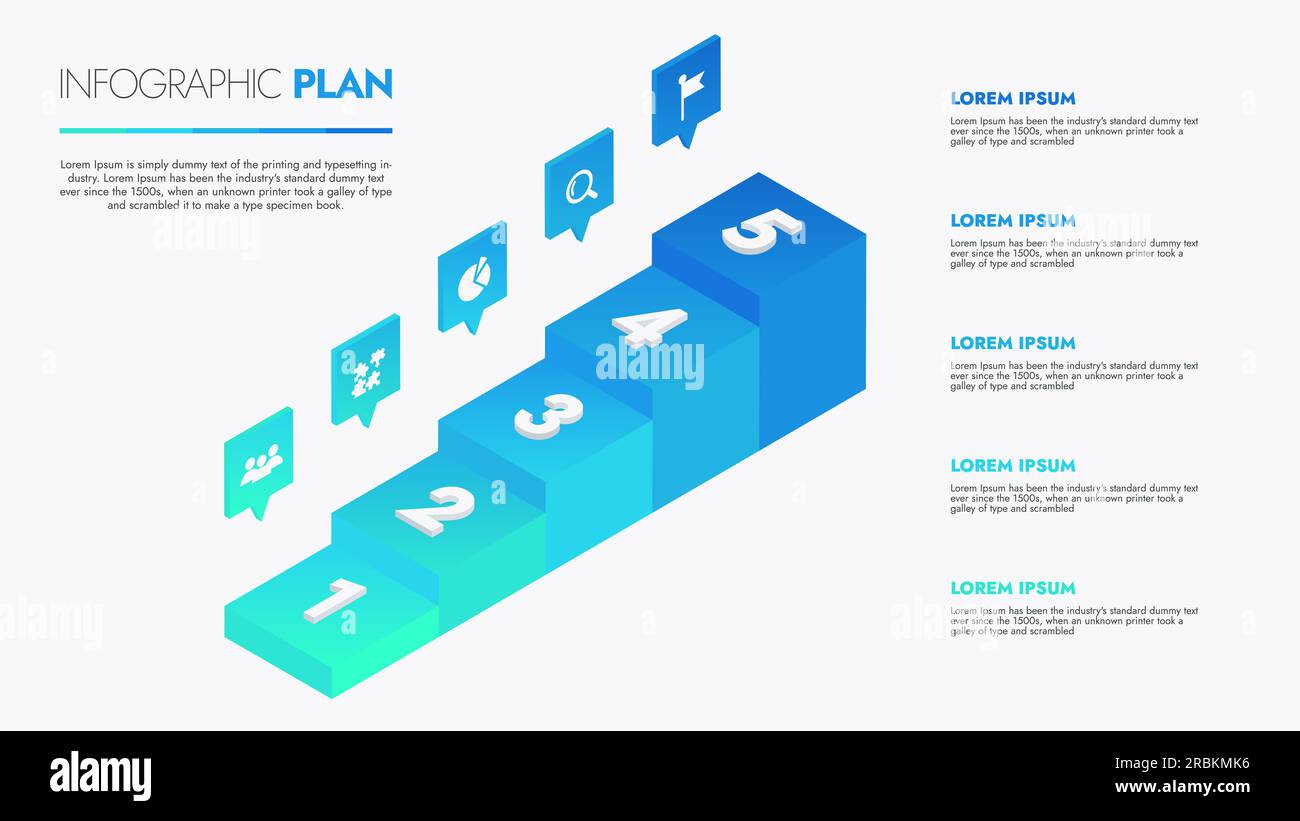 Infographic template for presentations and features data visualization ...