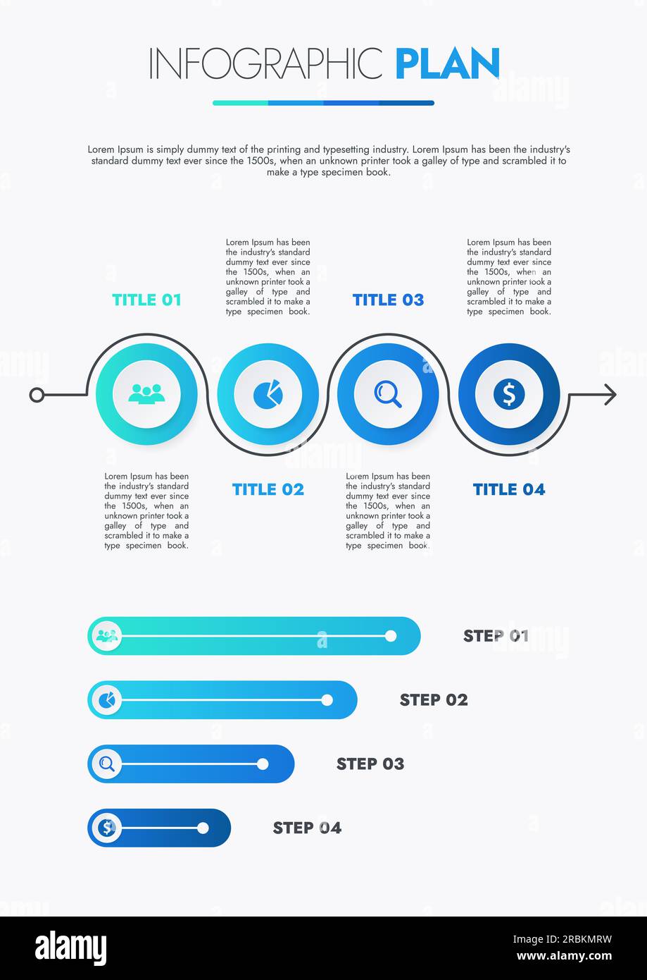 Infographic template for presentations and features data visualization ...