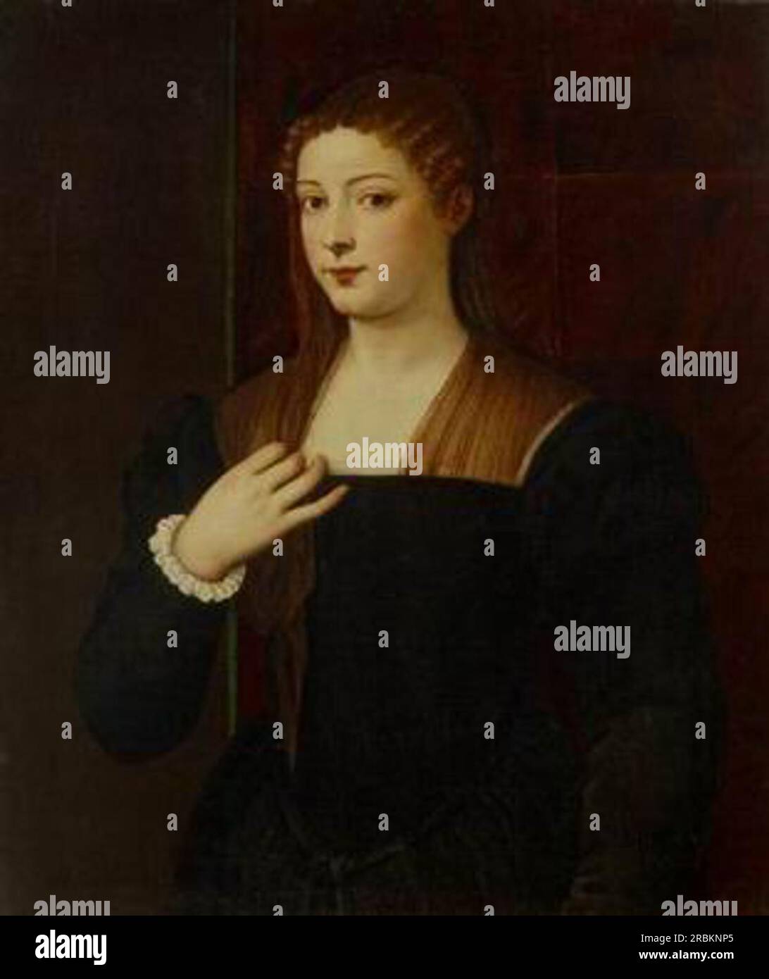 Giulia Gonzaga by Titian Stock Photo - Alamy