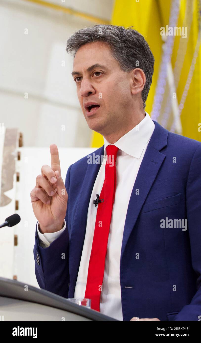 Edinburgh, UK, 19th June, 2023: Ed Miliband, Labour’s shadow Climate ...