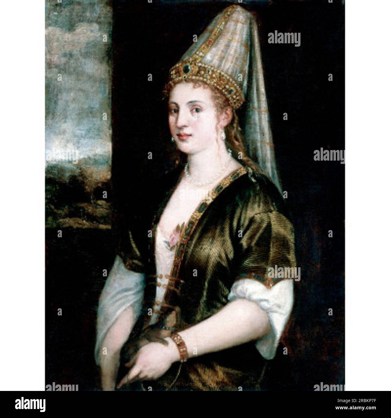 The Red Sultana 1550 by Titian Stock Photo - Alamy