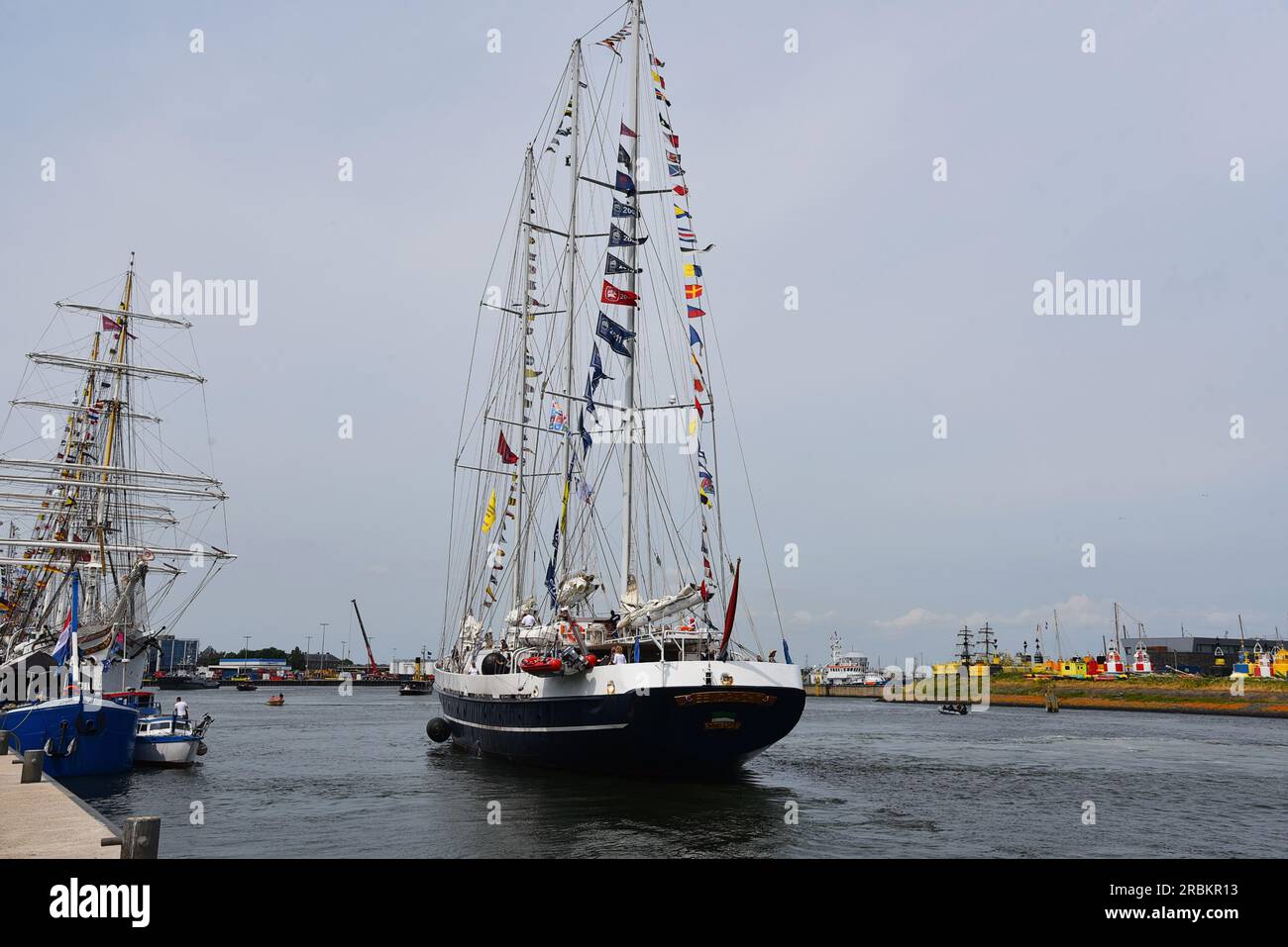 Den Helder, Netherlands. July 2, 2023. The nautical event Sail 2023 in ...