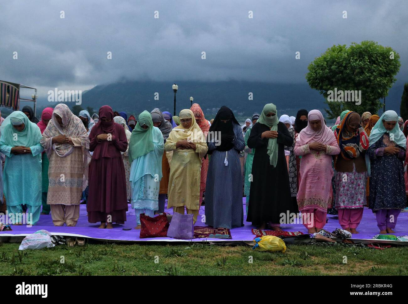 Srinagar, India. 07th July, 2023. July 07, 2023, Srinagar Kashmir, India : Kashmiri Muslim women ...