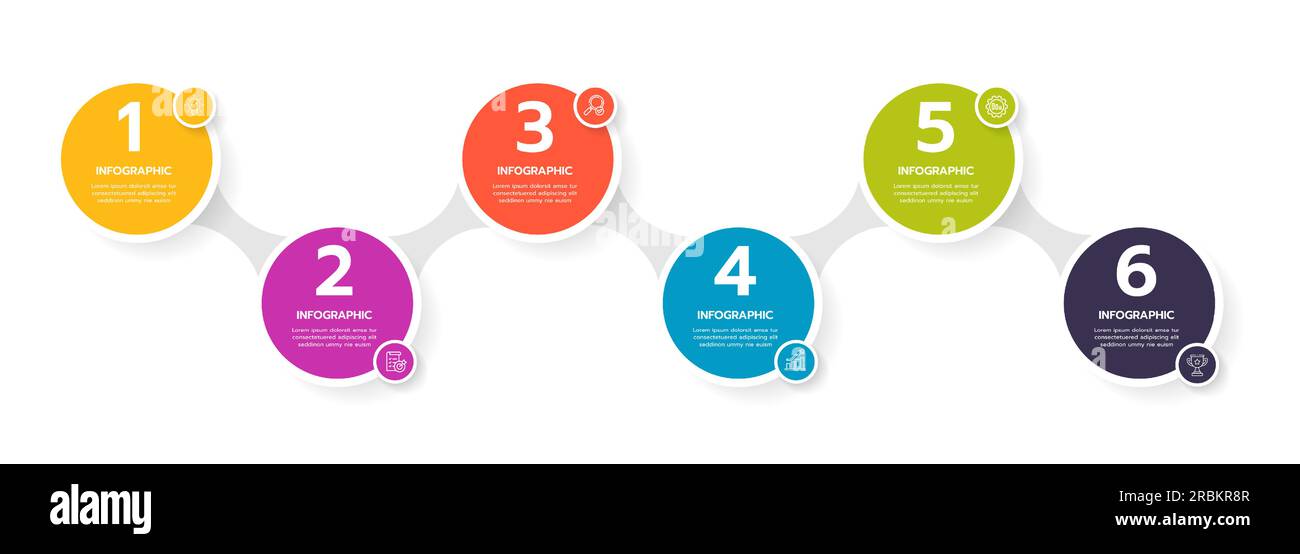 Infographic template for business. 6 Steps Modern Timeline diagram ... Infographic template for business. 6 Steps Modern Timeline diagram ...