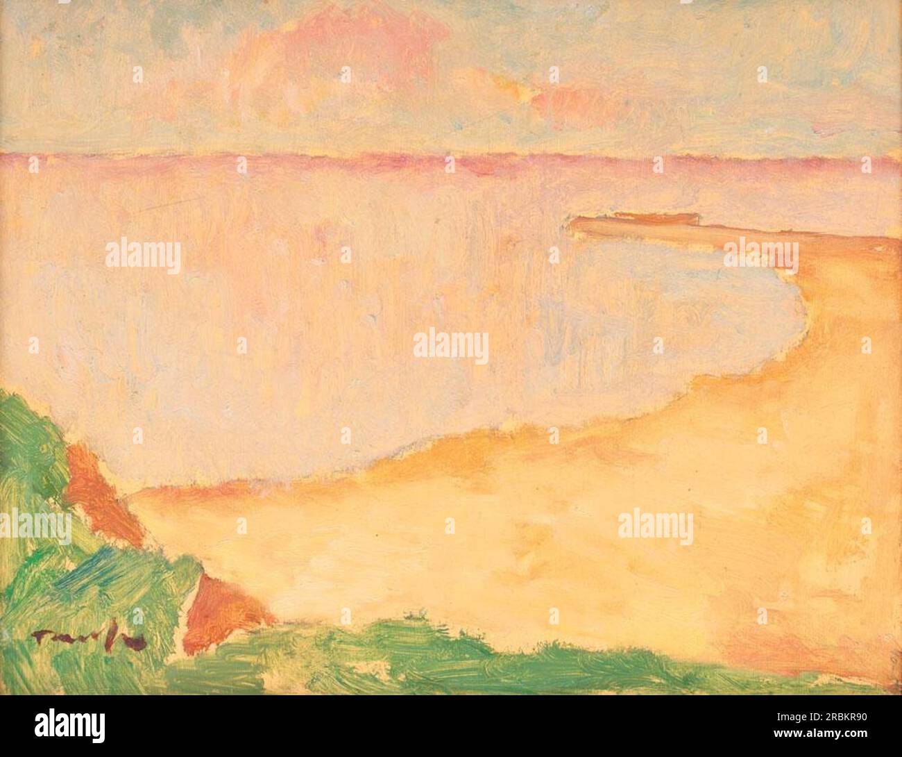 Mangalia Beach 1930 by Nicolae Tonitza Stock Photo - Alamy