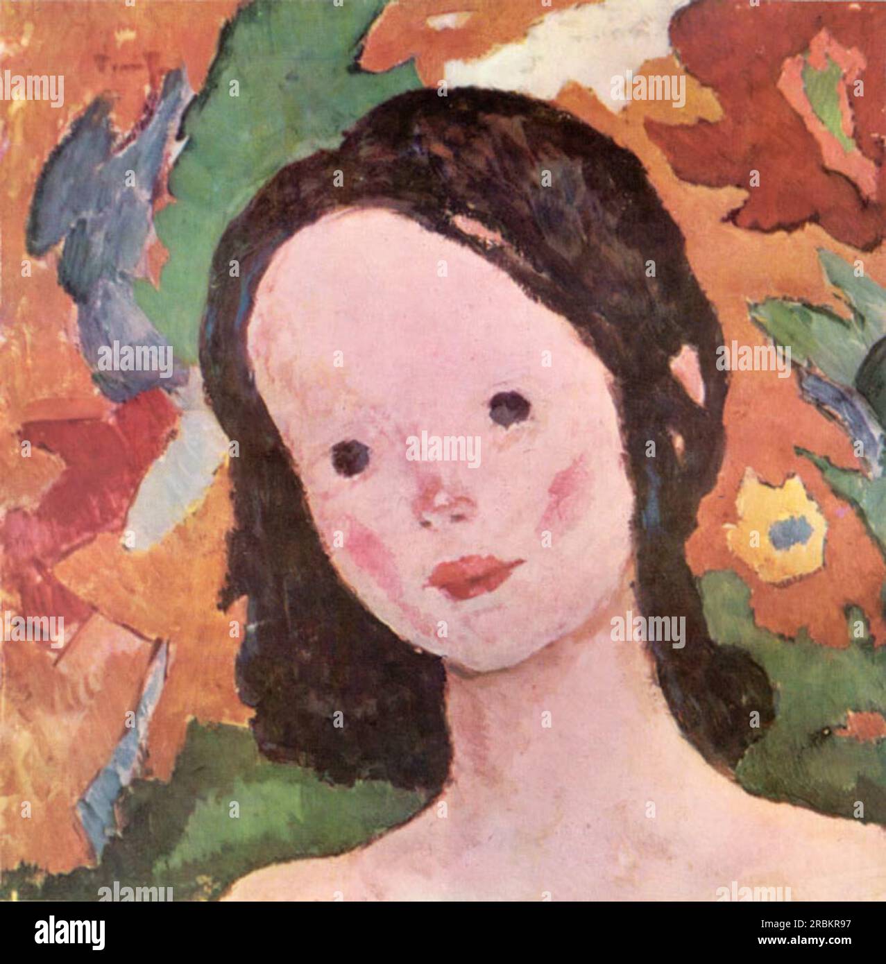 Little Girl 1928 by Nicolae Tonitza Stock Photo - Alamy