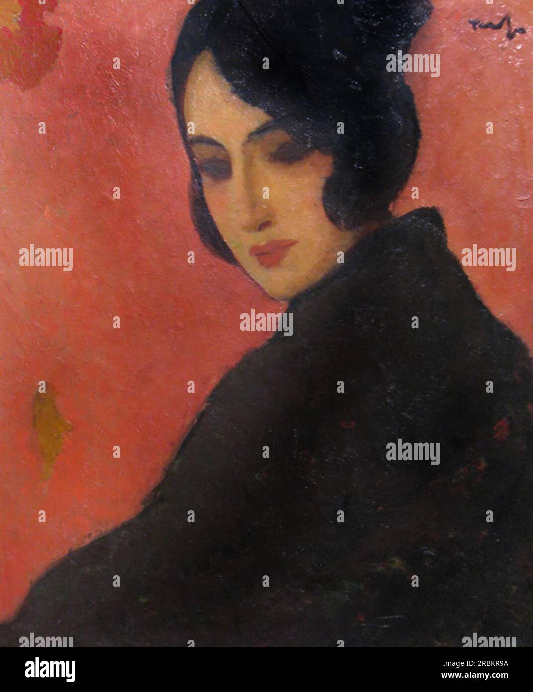 Spanish Woman 1928 by Nicolae Tonitza Stock Photo - Alamy