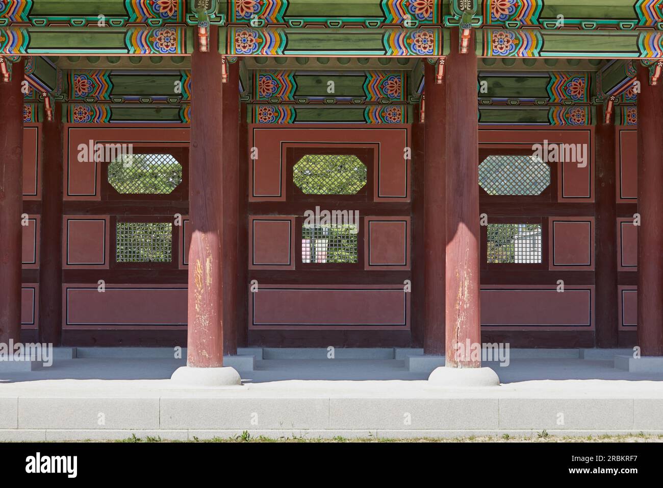 Korean traditional house, old palace, stone wall Stock Photo - Alamy