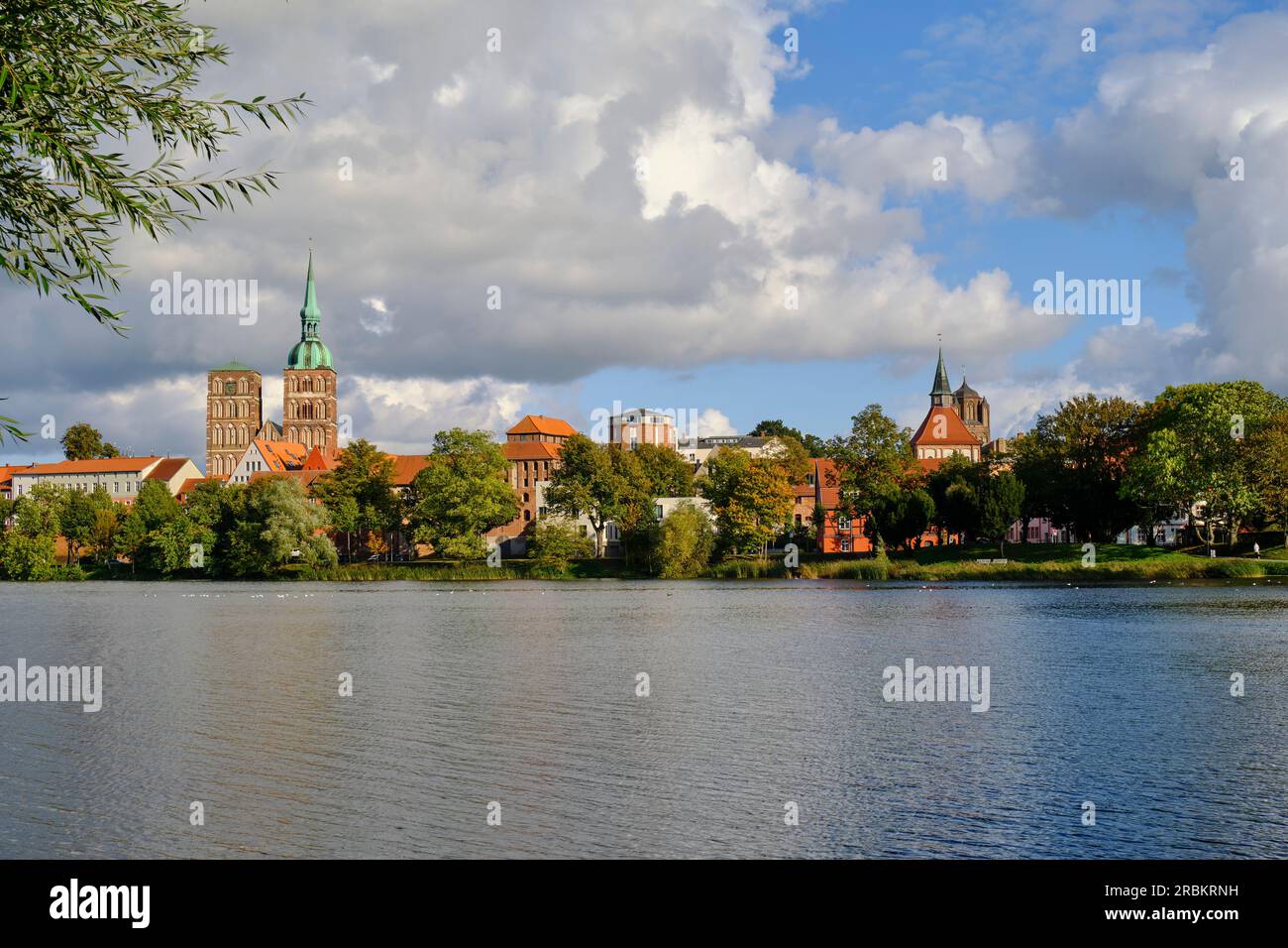 View of the old town of the World Heritage and Hanseatic City of ...