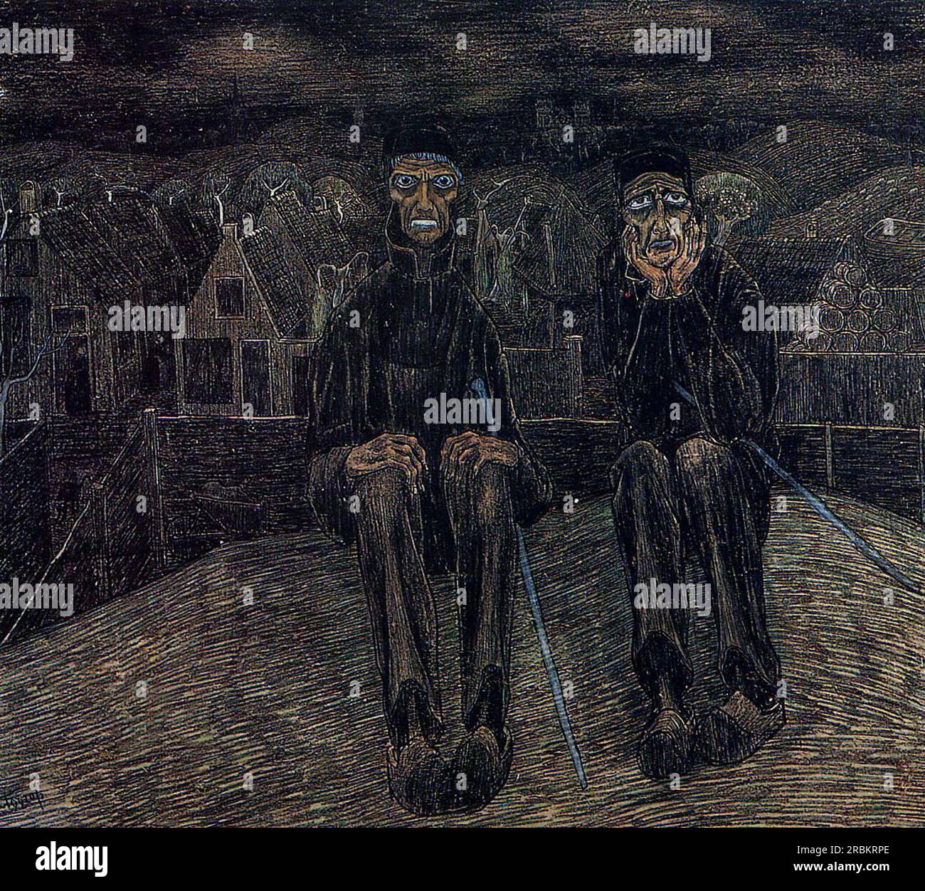 Fatalism by Jan Toorop Stock Photo - Alamy