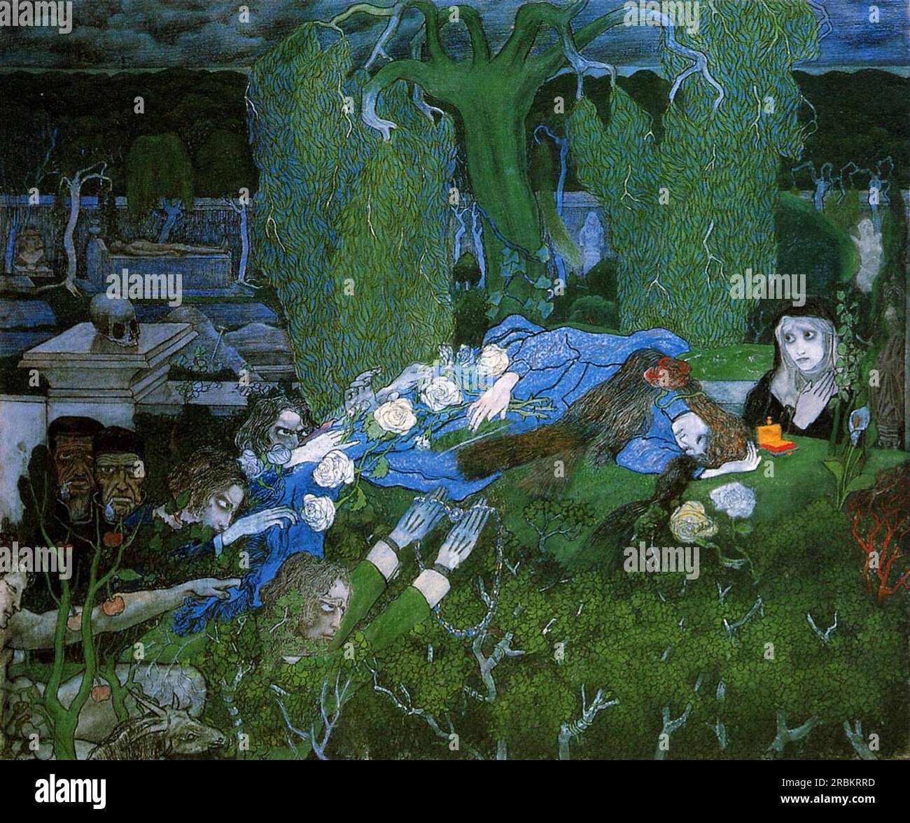 The vagabonds 1891 by Jan Toorop Stock Photo - Alamy