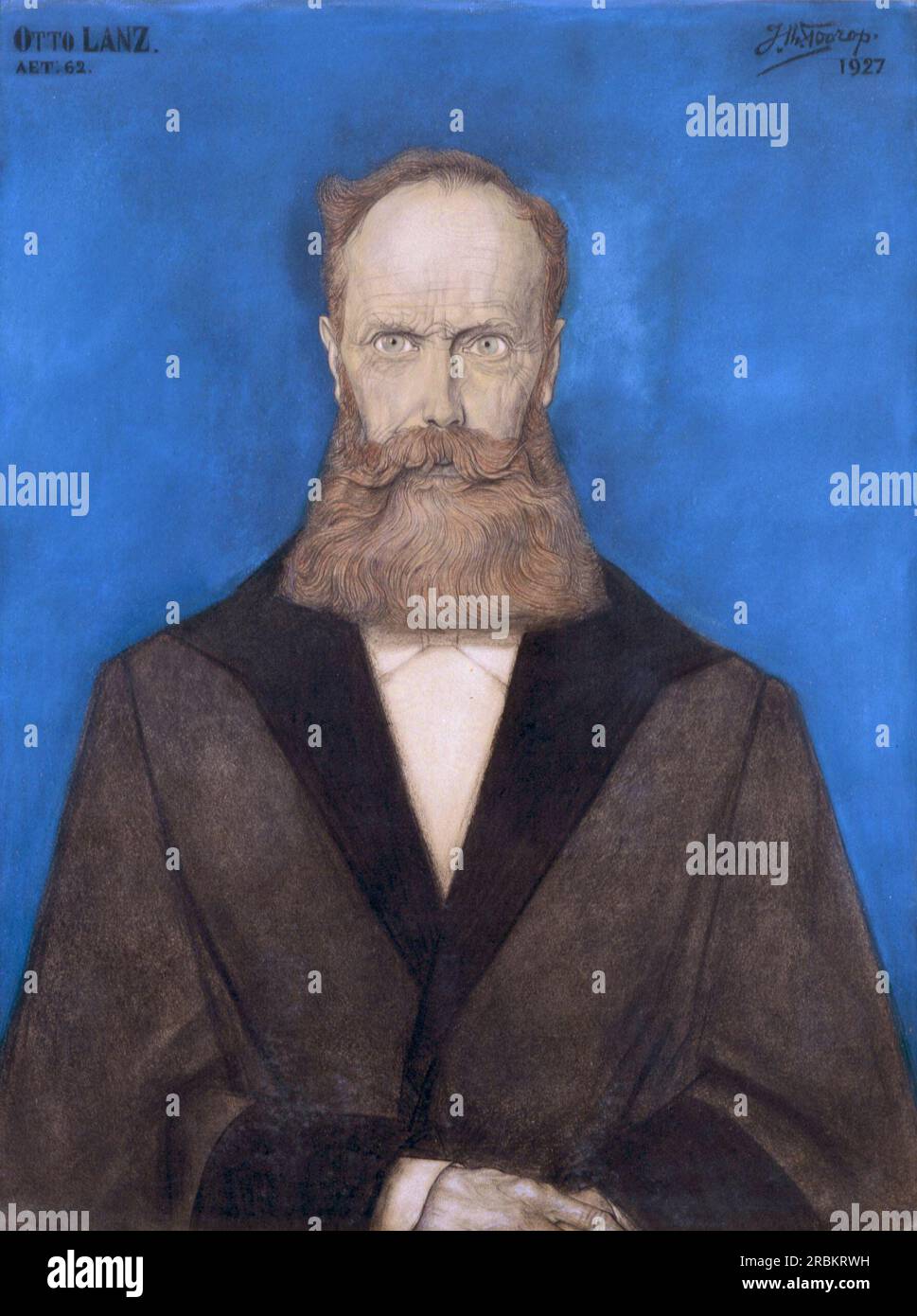 Prof. Otto Lanz 1927 by Jan Toorop Stock Photo - Alamy