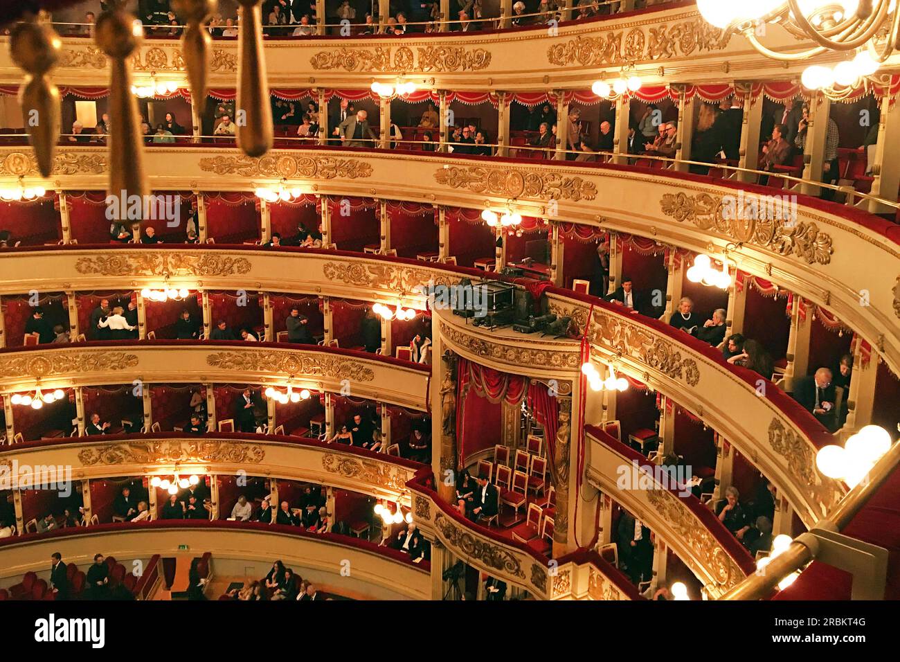 Scala theatre balcony hi-res stock photography and images - Alamy
