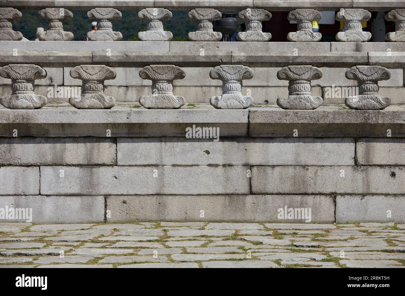 Korean traditional house, old palace, stone wall Stock Photo - Alamy