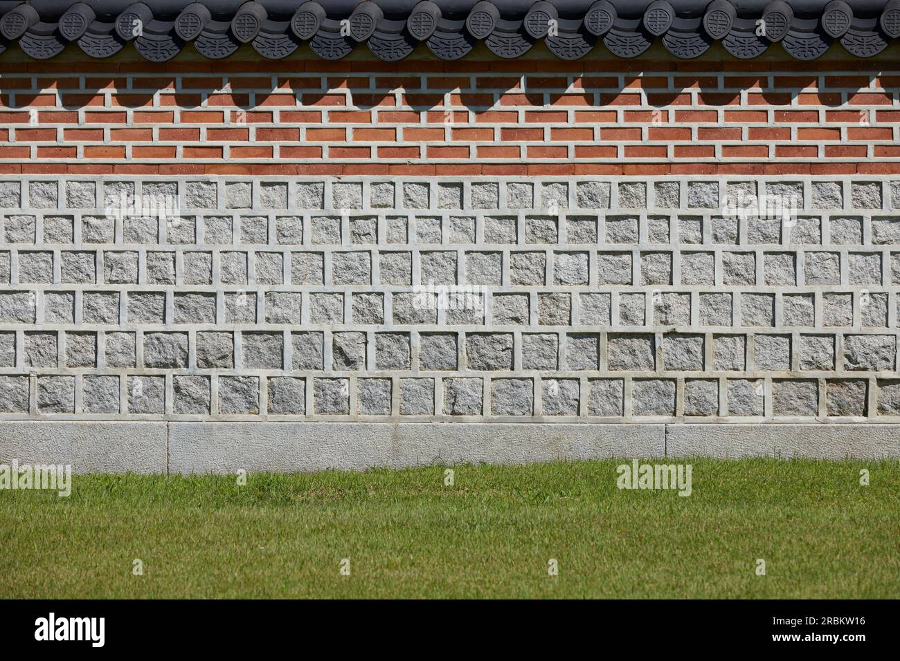 Korean traditional house, old palace, stone wall Stock Photo - Alamy