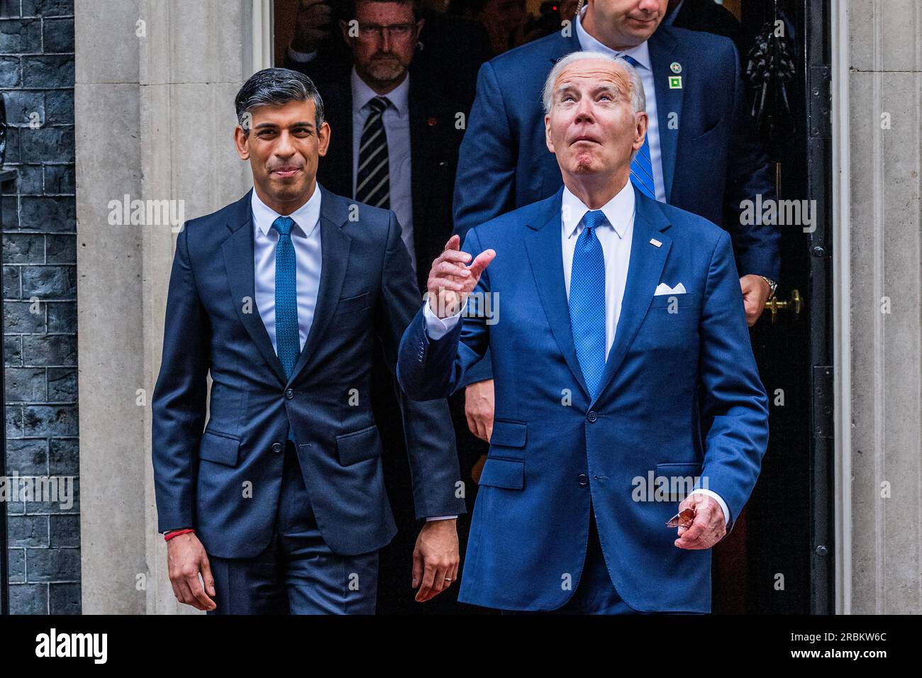 London, UK. 10th July, 2023. American President Joe Biden visits ...