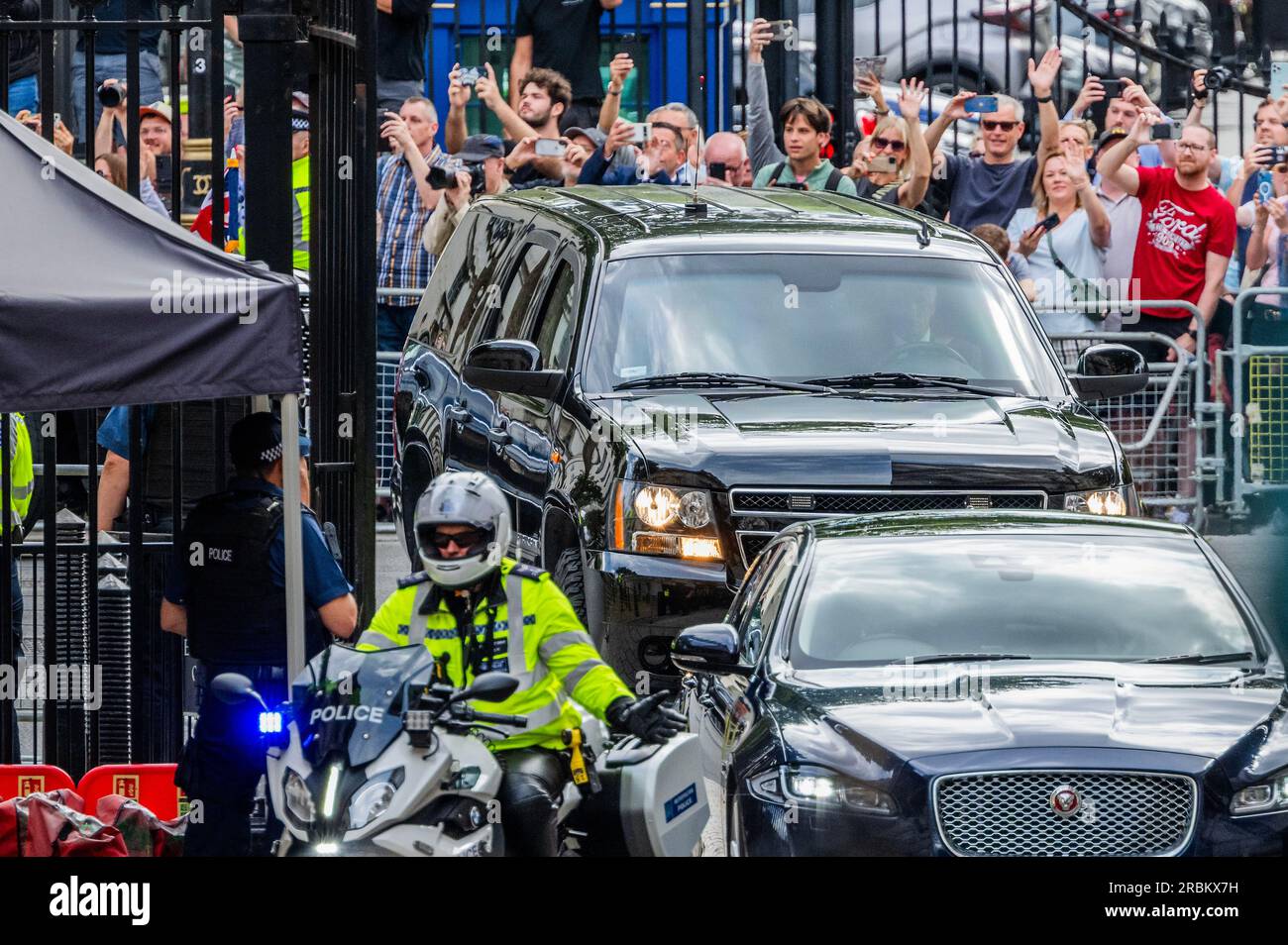 London, UK. 10th July, 2023. American President Joe Biden visits ...