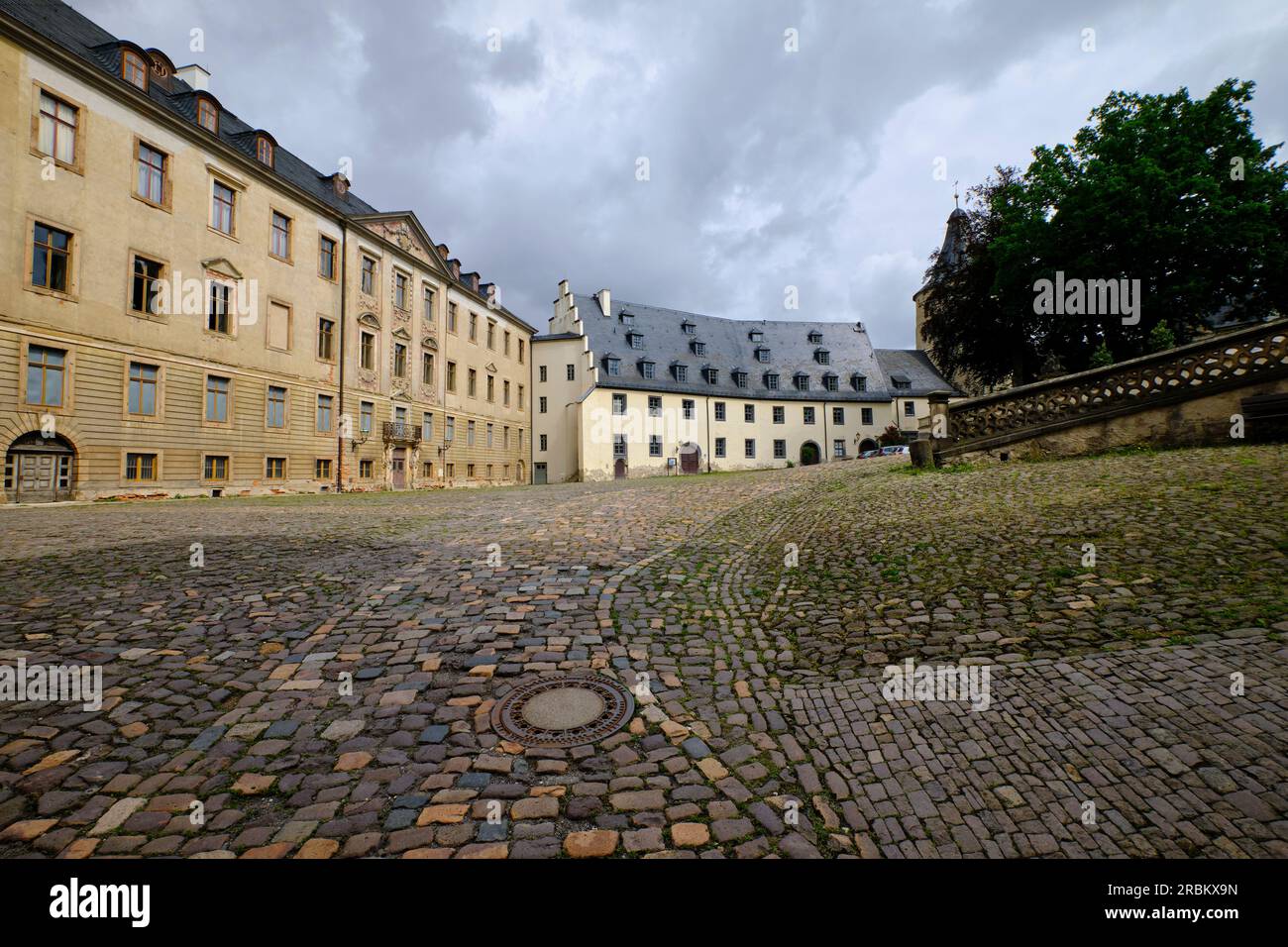 Altenburger residenzschloss in the skatstadt altenburg hi-res stock ...