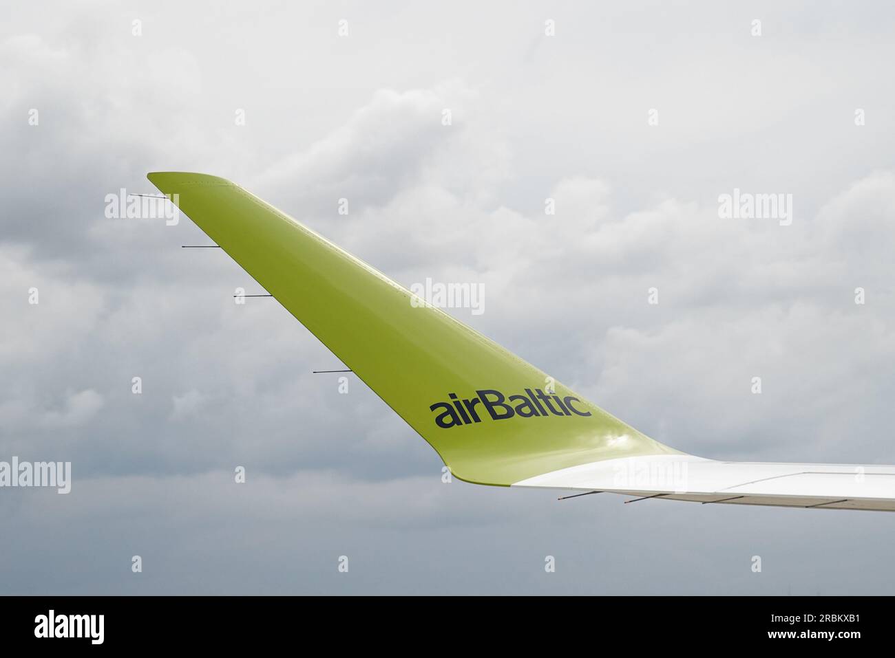 ISTANBUL, TURKIYE - OCTOBER 08, 2022: Air Baltic Airbus A220-371 (55165 ...